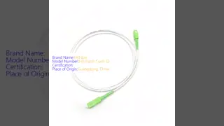 G657A 3.0mm LSZH White Armored Fiber Optic Patch Cord SC/APC To SC/APC SM 9 1F