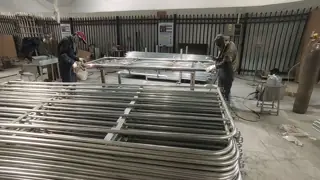 China Anti Rust Round Tube Farm Horse Yard Corral Fencing Panels Galvanized for sale