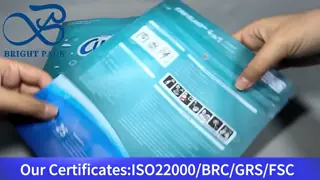 stand up ziplock bag for laundry capsules
