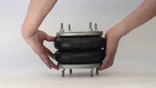 A Closer Look: 8''X1 Single Convoluted Air Spring Bags M/31081 Norgren Air Bellow With Flange Ring