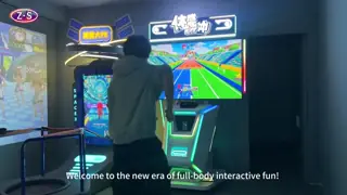 China Touchless Motion Sensing Game Terminal Large Screen Display For Corporate Events for sale