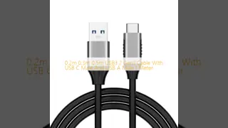 China 0.2m 0.3m 0.5m USB3.2 Gen1 Cable With USB C Male And USB A Male 1 Meter for sale