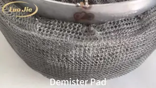 China Efficient Demister Mesh Pad Low Pressure Drop Enhanced Droplet Capture for sale