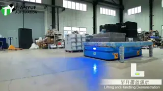 China Customized AGV Automated Guided Vehicle with Dual Rudder Wheel Drive and Automatic Return To Charge for Enhanced Efficiency for sale