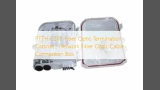 China FTTH-0208 Fiber Optic Termination Cabinet , Network Fiber Optic Cable Connection Box for sale