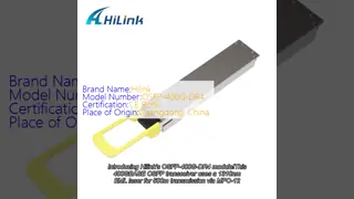400G BASE-DR4 OSFP Module 1310nm EML Laser 500m Transmission