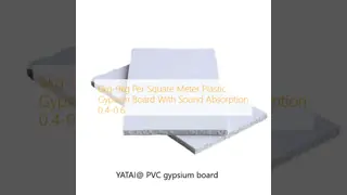 Lightweight Soundproof Gypsum Board 6kg 9kg