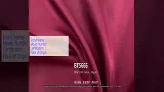 China 89% polyester, 11% SILK silk matte satin 140CM 108GSM breathable skin friendly suitable for evening dresse for sale