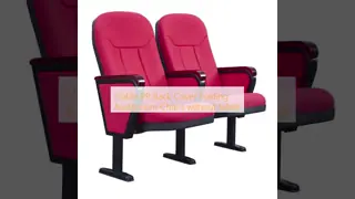 China Stable PP Back Cover Folding Auditorium Chairs without tablet for sale