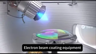 Demonstration of the coating process principle of electron beam coating equipment