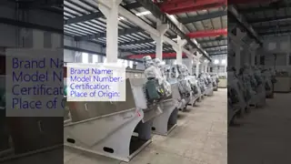 Sludge Dewatering Machine 99% Dryness