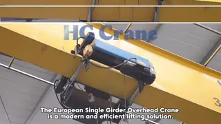 European Single Girder EOT Overhead Travelling Crane