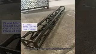 China High Strength Modular & Scalable Aluminum Bolt Truss 200mm*200mm for Trade Show Displays 0.5m aluminium alloy truss 1m aluminum stage lighting truss aluminum truss lighting safety equipment case for sale