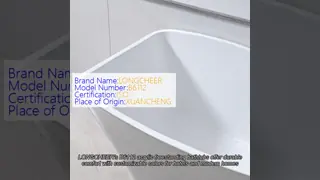 Durable and comfortable Acrylic Free Standing Bathtubs featuring customizable colors designed for in hotels and modern homes