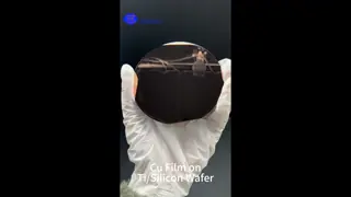 Cu Film on Ti/Silicon Wafer