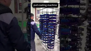 The comb is vacuum-coated with a blue film