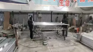 China 8ft 9.5ft 10ft Metal Livestock Fence Panels Square Tube Cattle Yard Panels for sale