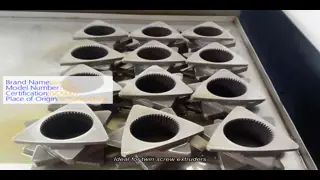 TEX65A Twin Screw Extruder Screw Elements Kneading Block Φ15.6 - Φ430mm Range