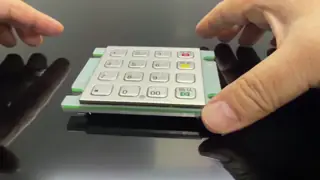 IP65 stainless steel numberic keypad panel mounted 74*74 compact design USB output