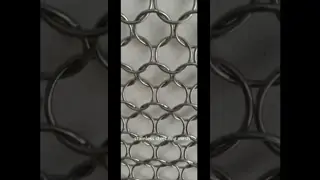 China Chain Braid Ring Metal Curtain 4-Ring Mesh for Building Exterior and Interior Decoration for sale