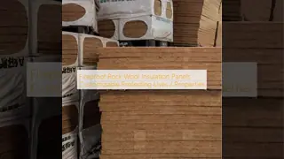 Fireproof Rock Wool Boards Safety Protection