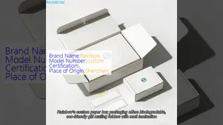 China Custom Logo Personalized Chocolate Gift Box Packaging Candy Chocolate Cosmetics Box Empty Chocolate bar Box for sale