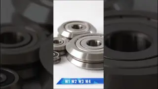 China W1 W2 W3 W4 V W groove Groove Track Roller Bearings RM1 VW1 Wheel Bearings for Precision Guide Systems for sale