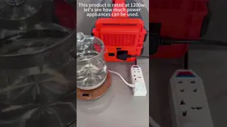 1200W 960Wh Portable Power Station with 250W mppt