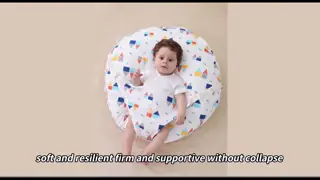China 60x55 cm Baby Nursing Pillow with Removable Cotton Cover - Ergonomic Breastfeeding Support for sale