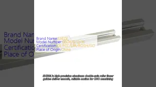 China Aluminum Double Axis Roller Linear Guide Customized Linear Roller Guideways High Precision for sale