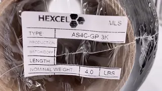 SeeWhyChooseUSHexcelHEXCELHigh-StrengthAS4CGP3KCarbonFiberTow White Label Hexcel 3K Carbon Fiber Tow