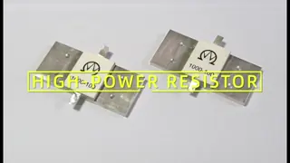 China 1000W 50 Ohm RF Resistor with Surface Mount Flange Resistor for High Power Applications for sale