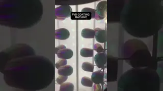 Stainless steel cups are plated in multiple colors