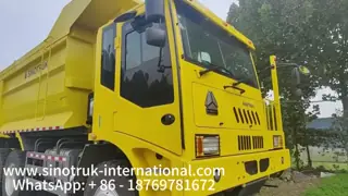 Sinotruk Mining Dump Truck with 430HP Engine 6x4 Drive Model and 16mm Bottom Thickness Cargo Box