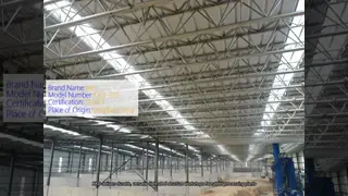 Industrial Light Steel Structure Workshop for Rubber Processing Plant