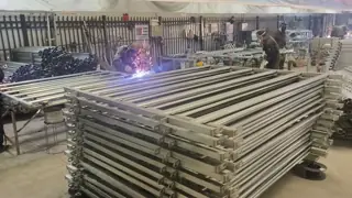 China Easy Assembly Livestock Corral Panels Galvanized Cattle Panel 12ft 15ft 20ft for sale