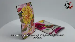 A Closer Look: Customized Felt Bottom Embroidery Logo Patch For Garments