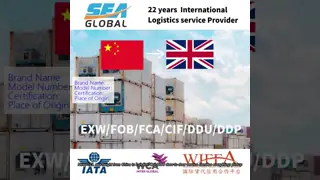UK LCL Sea Freight DDU Service China to London Door to Door