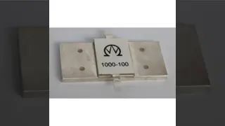 China RF Resistor Dummy Load Resistor with -55℃~ +125℃ Operating Temperature 1.2~1.3 Standing Wave Ratio and Copper Nickel Plated Flange Mount for sale