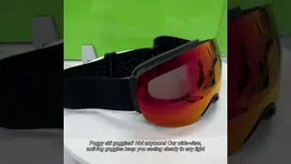 China High-definition wide-angle anti-fog skiing goggles - suitable for both strong and weak light conditions in all scenarios. Outdoor skiing anti-glare protective goggles. for sale