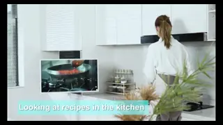 Introduction video of the source factory: Latest model portable TV usage scenarios