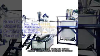 China PET Bottle Washing Line 490kW Capacity 500-3000kg/H with AI Optical Sorting System for sale