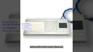 China SUS304 Industrial Desktop Keyboard IP67 Stainless Steel Keyboard Violence Resist for sale