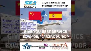 China Spain/France/Germany/Italy-Bound Ocean LCL | DAP Freight Forwarder for sale