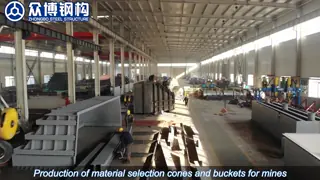 China Steel Structure Components Of Mineral Processing Equipment for sale