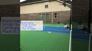 China 340mm x 340mm Multi-Sport Interlocking Court Tiles with 36% Shock Absorption and 15+ Year Lifespan for sale