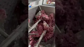 A Closer Look: Vacuum minced meat blender, vacuum minced meat mixing machine, ribbon blender