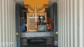 China High Torque Hydraulic Compressor Drilling Machine With 102/114mm  Drill Pipe for sale