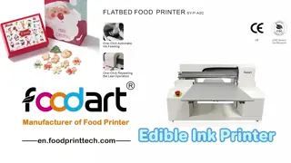 All Foods Printing | X2 flatbed food ptinter | Foodart® from Foodprinttech | Merry Christmas