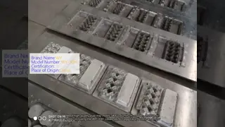 China Paper Egg Tray Machine 20/30/6/12/15/18 Cavity Pulp Tray Mold For Molded Pulp Products for sale